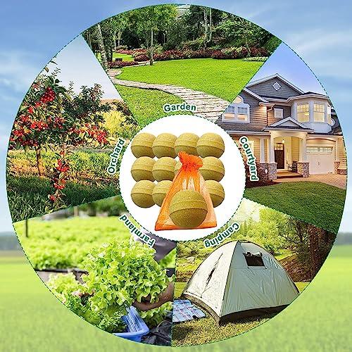 Squirrel Repellent 12 Pack, Chipmunk Repellent Outdoor, Natural Squirrel Repellent & Mint Squirrel Deterrent for Bird Feeders/Garden/Attic,Safe Around Kid & Pets, Keep Squirrel Away for Plants