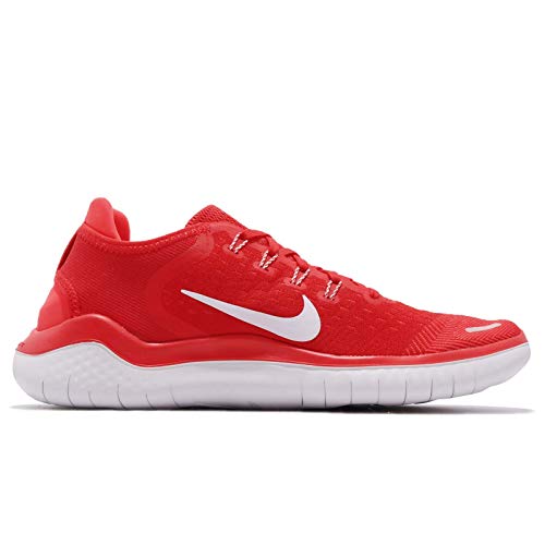 Nike Men's Free RN 2018, Speed RED/VAST Grey, 10.5 M US