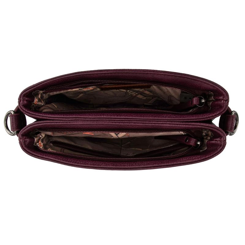 Montana West Crossbody Purses and Handbags for Women, Medium Size Double Compartments with Adjustable Guitar Strap MWC-H184GN