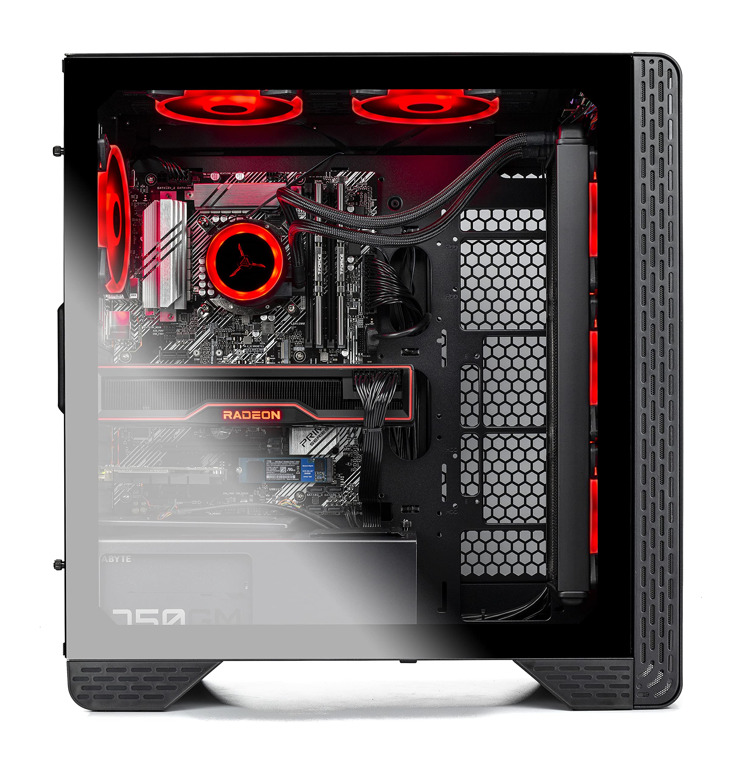 Skytech Siege 3.0 Gaming PC Desktop β Intel i9-10900K 3.7GHz, AMD 6800XT 16G GDDR6, 1TB NVMe, 16G DDR4 3000, 750W Gold PSU, 360mm AIO, AC Wi-Fi, Windows 10 Home 64-bit