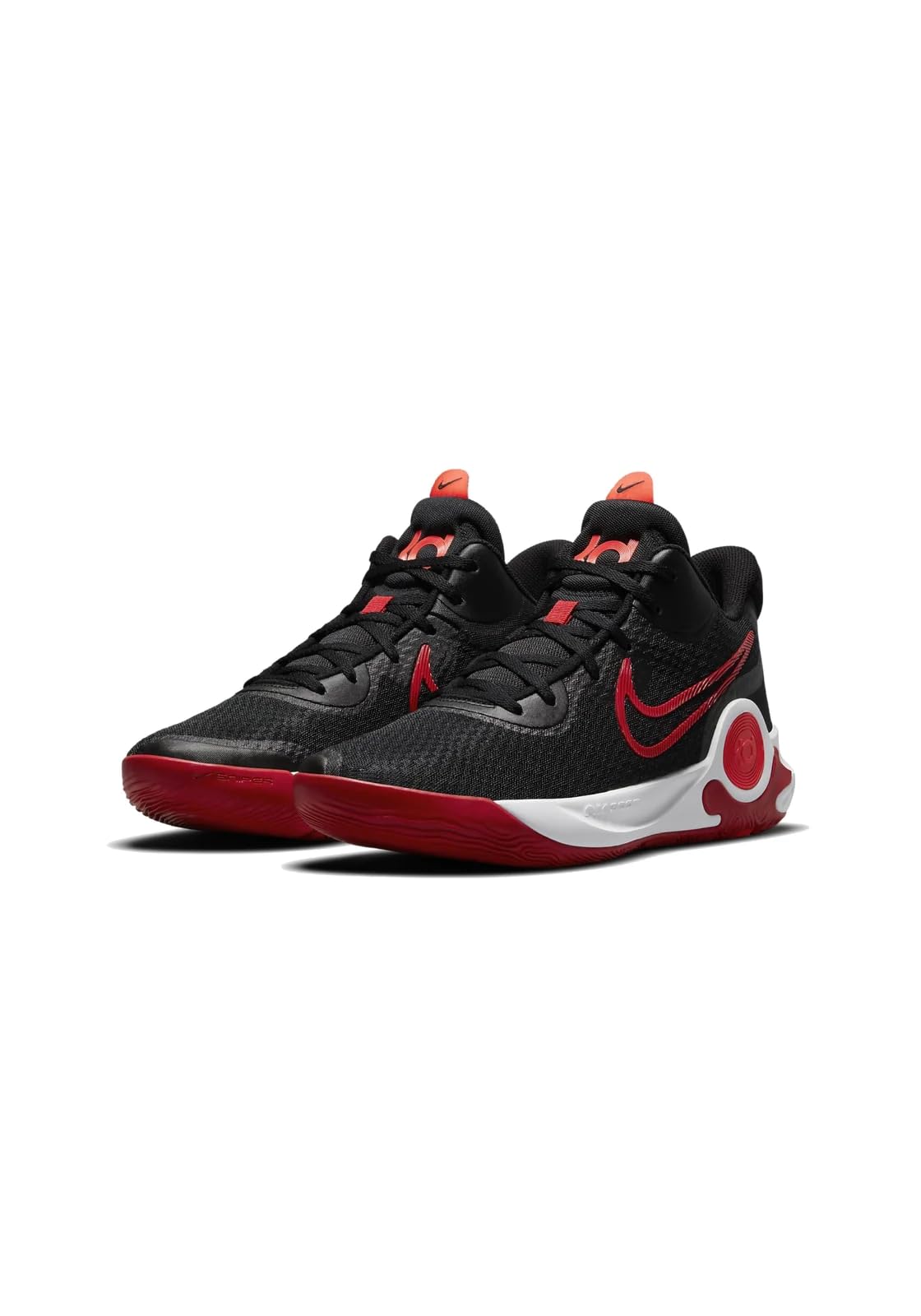 Nike Men's KD Trey 5 IX Basketball Sneakers, Black/White-bright Crimson-university Red, 10.5
