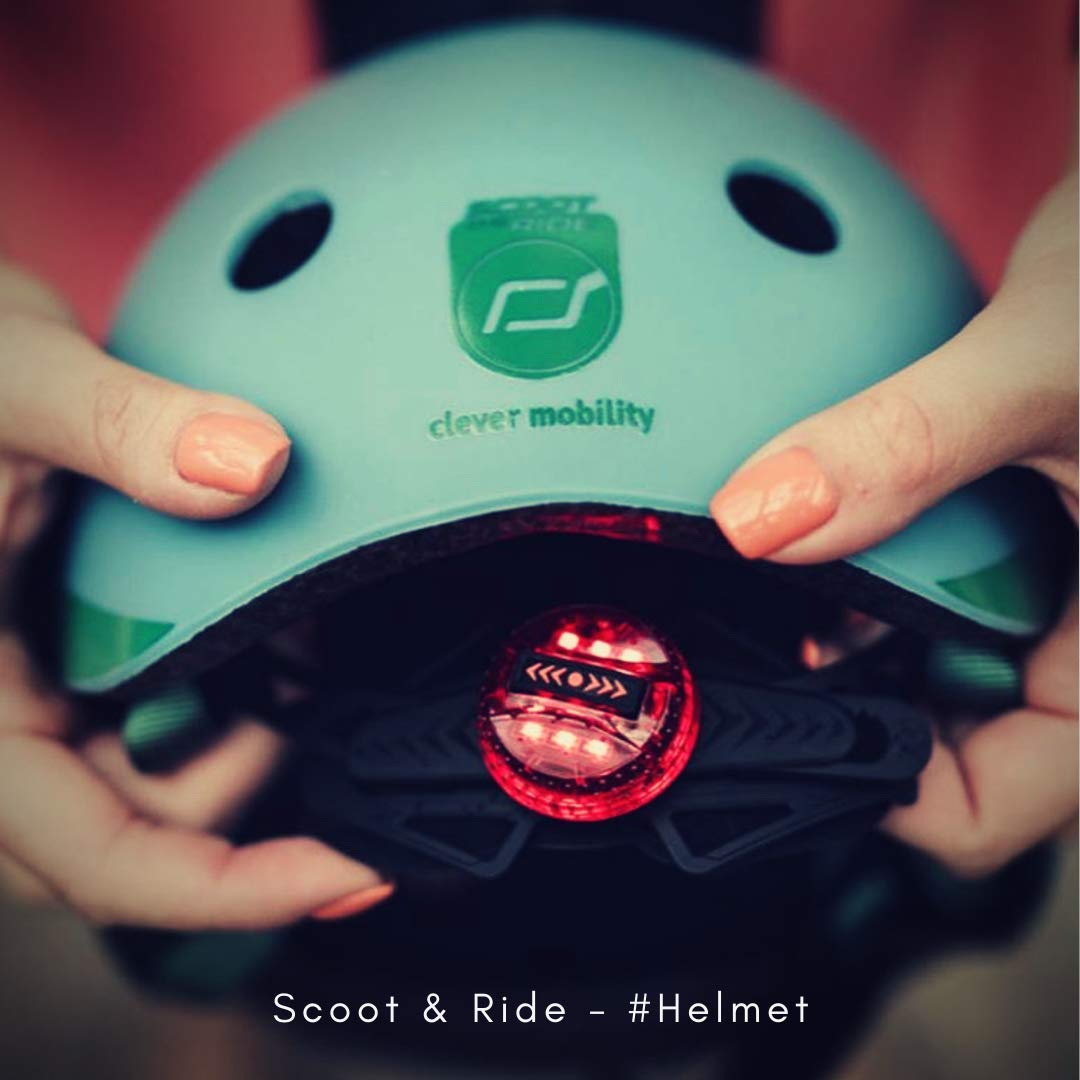 Scoot and Ride - Matte Finish Kid's Helmet with Adjustable Straps (Lemon, Small-Medium) - Includes LED Safety Light and Soft Fleece Padding for Extra Protection
