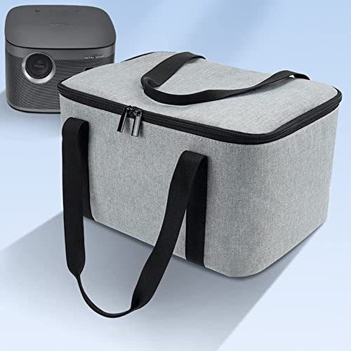 Storage Bag Compatible with XGIMIs H6 Projector, 4K Input X GIMIs Projector Travel Box Storage Case, Dust-Proof & Easy Clean, Durable and Resistant Case (Gray) (Grey Storage Bag)