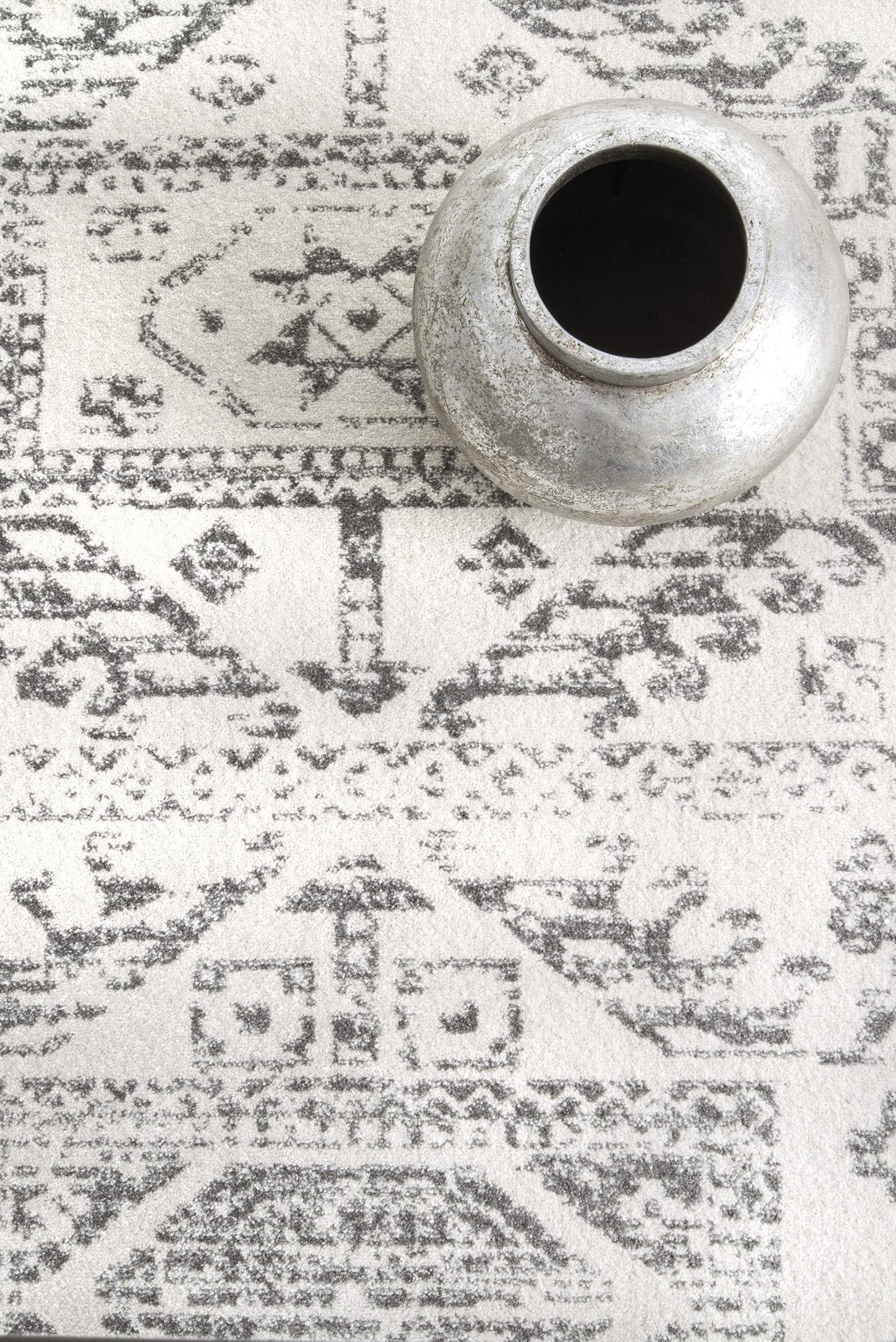 nuLOOM Vintage Lorena Tribal Area Rug, 9x12, Grey
