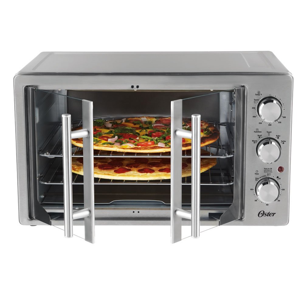 Oster TSSTTVFDXL Manual French Door Oven, Stainless Steel