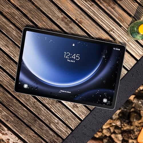 SAMSUNG Galaxy Tab S9 FE Wi-Fi 10.9β 128GB Android Tablet + Free smart book cover, IP68 Water- and Dust-Resistant, Long Battery Life, Powerful Processor, S Pen, 8MP Camera, US Version, 2023, Graphite