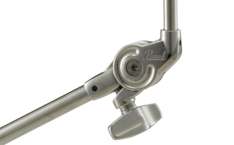 Pearl CH70 Cymbal Boom Attachment Clamp with 15" Solid Boom Arm, Multi-Angle Mounting Clamp, and UniLock Gearless Cymbal Tilter for Splash, Crash, and Effects Cymbals.