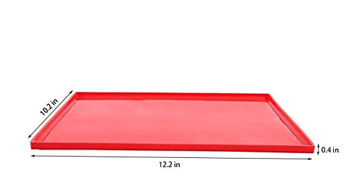 YUANAIYI Swiss Roll Cake Mat - Flexible Multipurpose Silicone sheet Nonstick jelly roll pan Baking Tray Pastry Mat Pizza Cookies Mold(set of 2)