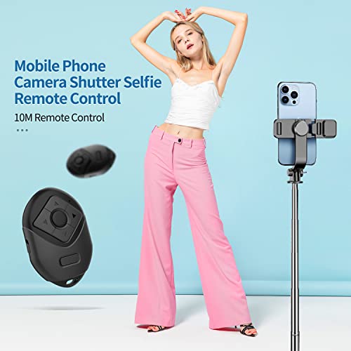 TIK TOK Bluetooth Remote Control,Kindle App Bluetooth Scrolling Page Turner for iPhone iPad Android, Camera Shutter Remote Control, 6 Buttons Support Tiktok Video Recording/Play/Pause/Give a Like