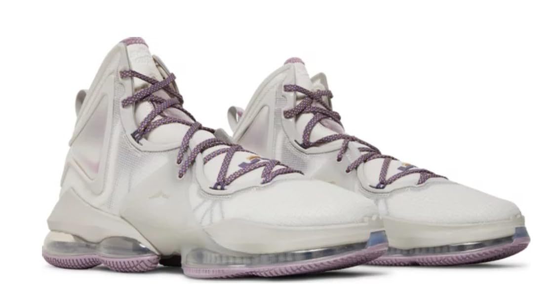 Nike Mens Lebron 19 Phantom/Canyon Purple CZ0203-004 14