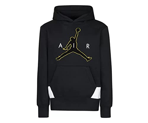 Nike Metallic PO Boys Active Hoodies Size L, Color: Black/White