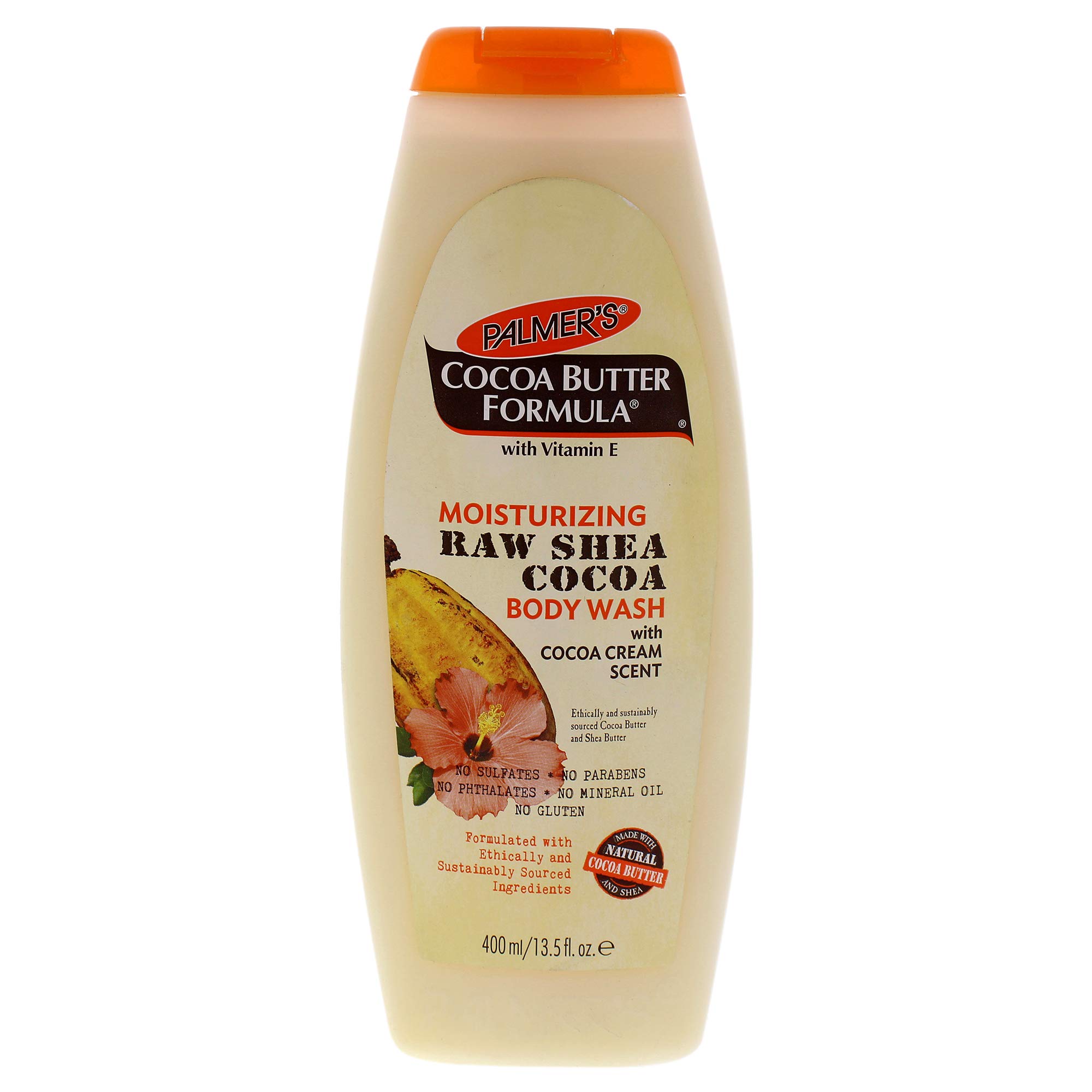 Palmer's Cocoa Butter Moisturizing Raw Shea Cocoa Body Wash Unisex Body Wash I0101573 13.5 Fl Oz (Pack of 1)