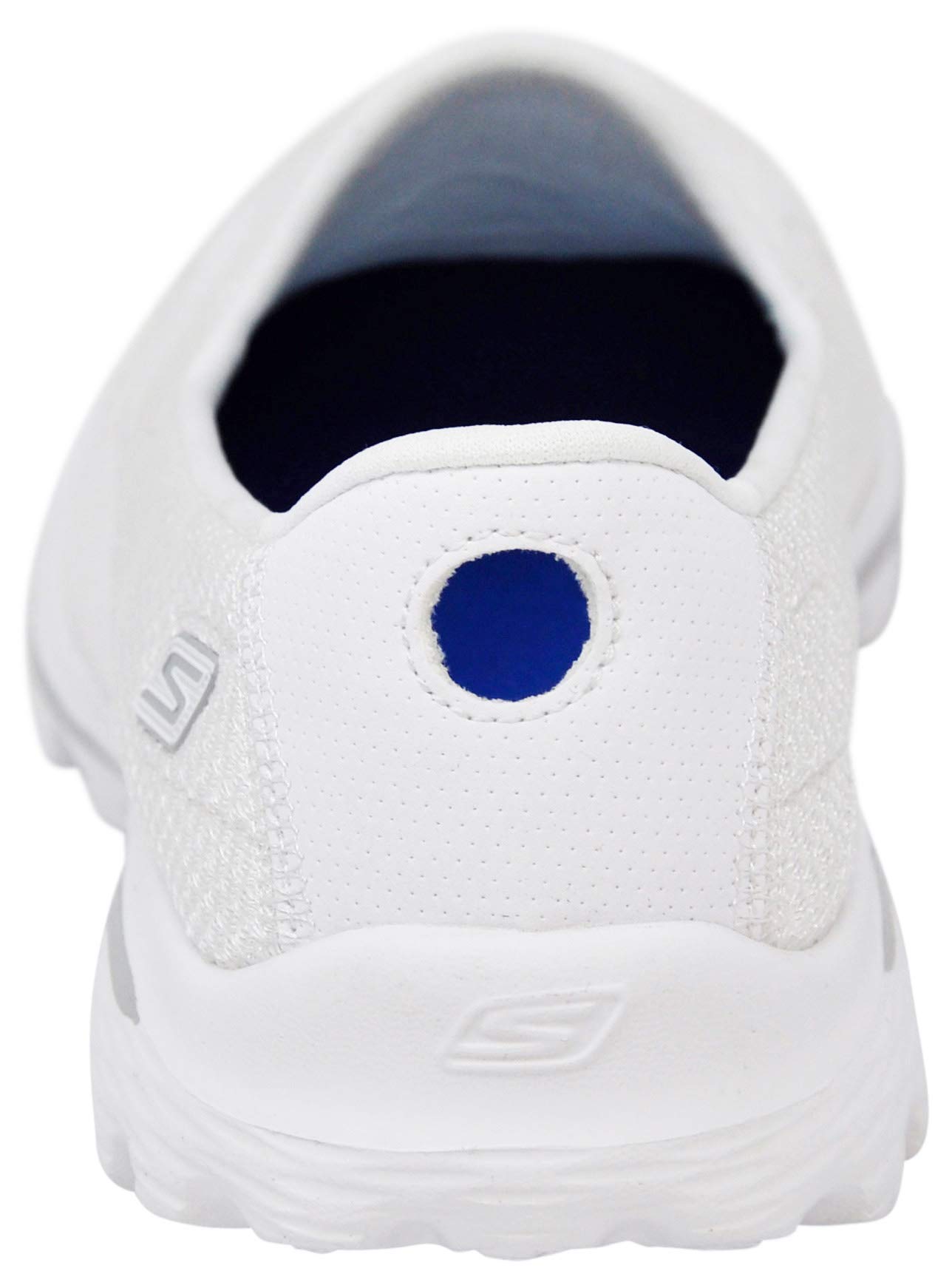 Skechers Performance Women's Go Walk 2 Slip-On Walking Shoe, White, 8.5 M US