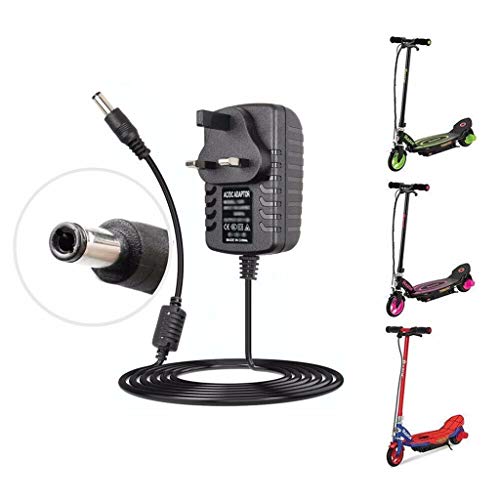 Selomore 12V Battery Charger for Ra.Zor Power C.Ore E90,Epunk, Xlr8R, Electric Scooters