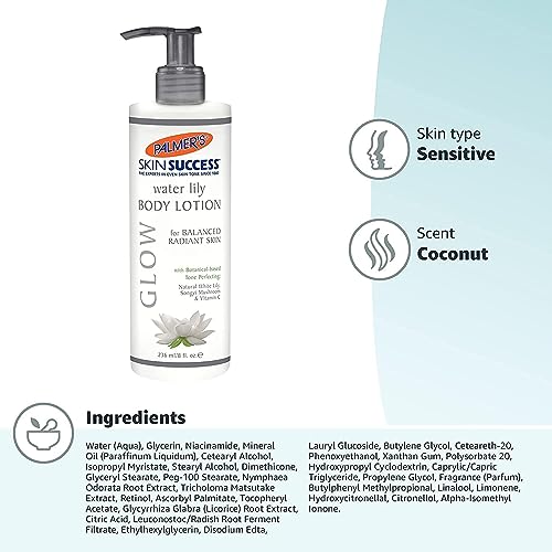 Palmer's Skin Success Glow Water Lily Hand and Body Lotion, 8 fl. oz.
