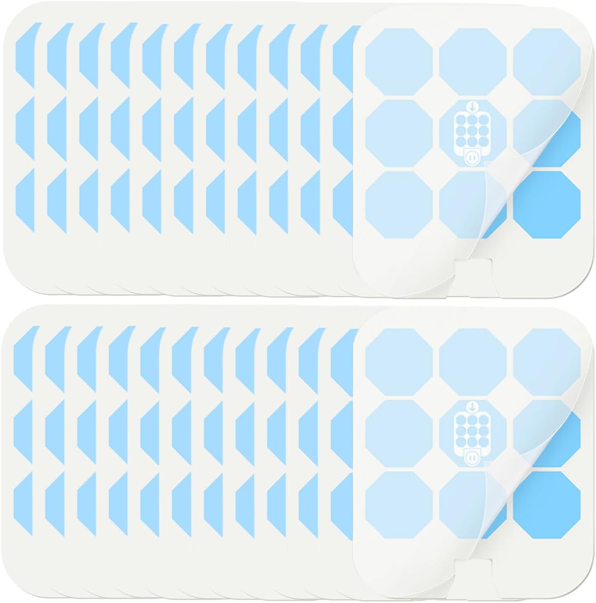 TINDTOP 24 Pack Refills Glue Cards for Safer Home SH502, Compatible with Dynatrap DT3005W Dot Plug-in Indoor Replacement Glue Boards