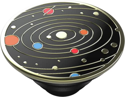 PopSockets Phone Grip with Expanding Kickstand, Enamel Solar PopGrip - Solar Flare