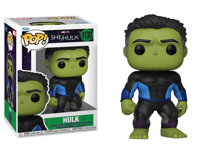 POP Marvel: [She Hulk] Attorney at Law - Smart Hulk Funko Vinyl Figure (Bundled with Compatible Box Protector Case), Multicolor, 3.75 inches