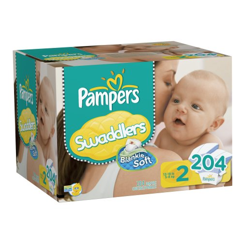 Pampers Swaddlers Diapers Size 2 186 Count