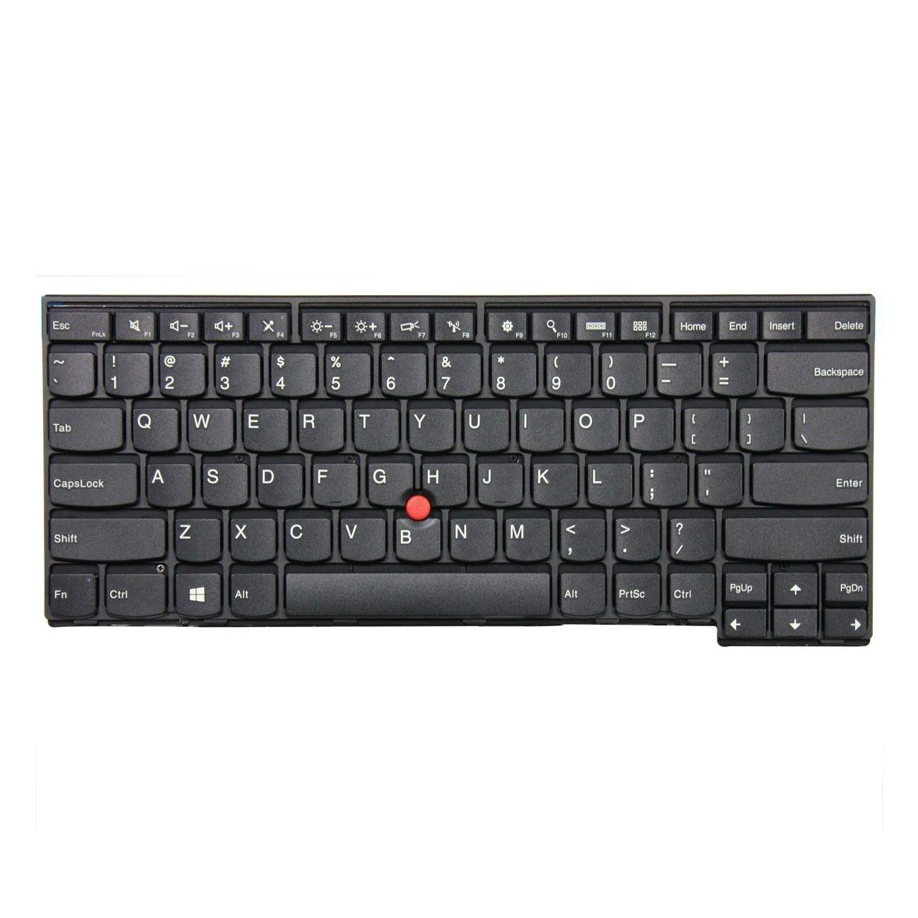 Replacement Keyboard for Thinkpad T440 T440p T440s T450 T450s T460 T431s L440 L450 L460,US Layout Laptop Keyboard No Backlit, Black
