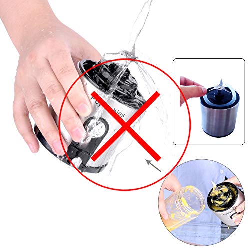 Portable Blender Glass, PopBabies Smoothie Blender to go, Personal Blender Protein Shaker