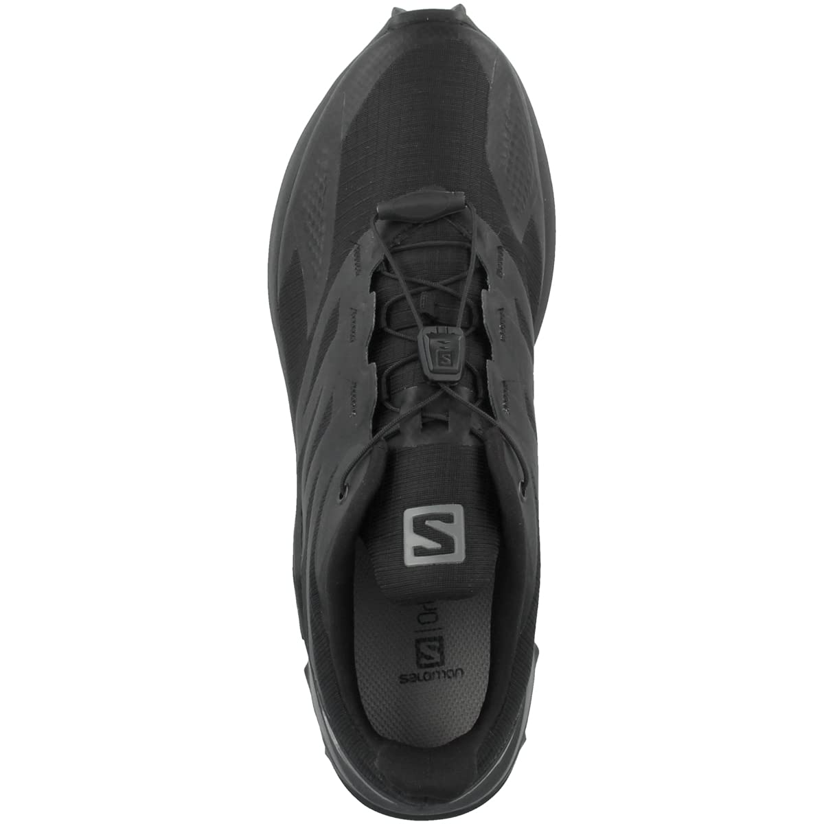 Salomon Supercross Blast Trail Running Shoes for Men, Black/Black/Black, 9.5