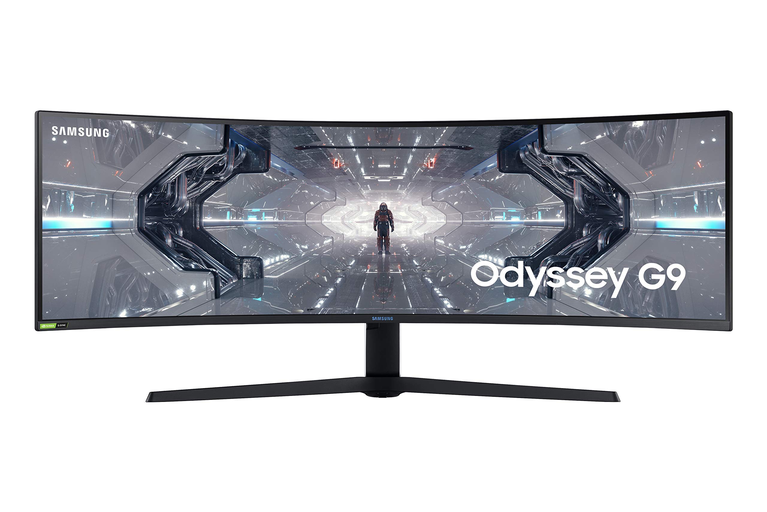 SAMSUNG 49-inch Odyssey G9 - QHD, 240hz, 1000R Curved Gaming Monitor, 1ms, NVIDIA G-SYNC & FreeSync, QLED (LC49G95TSSNXZA) (Renewed)