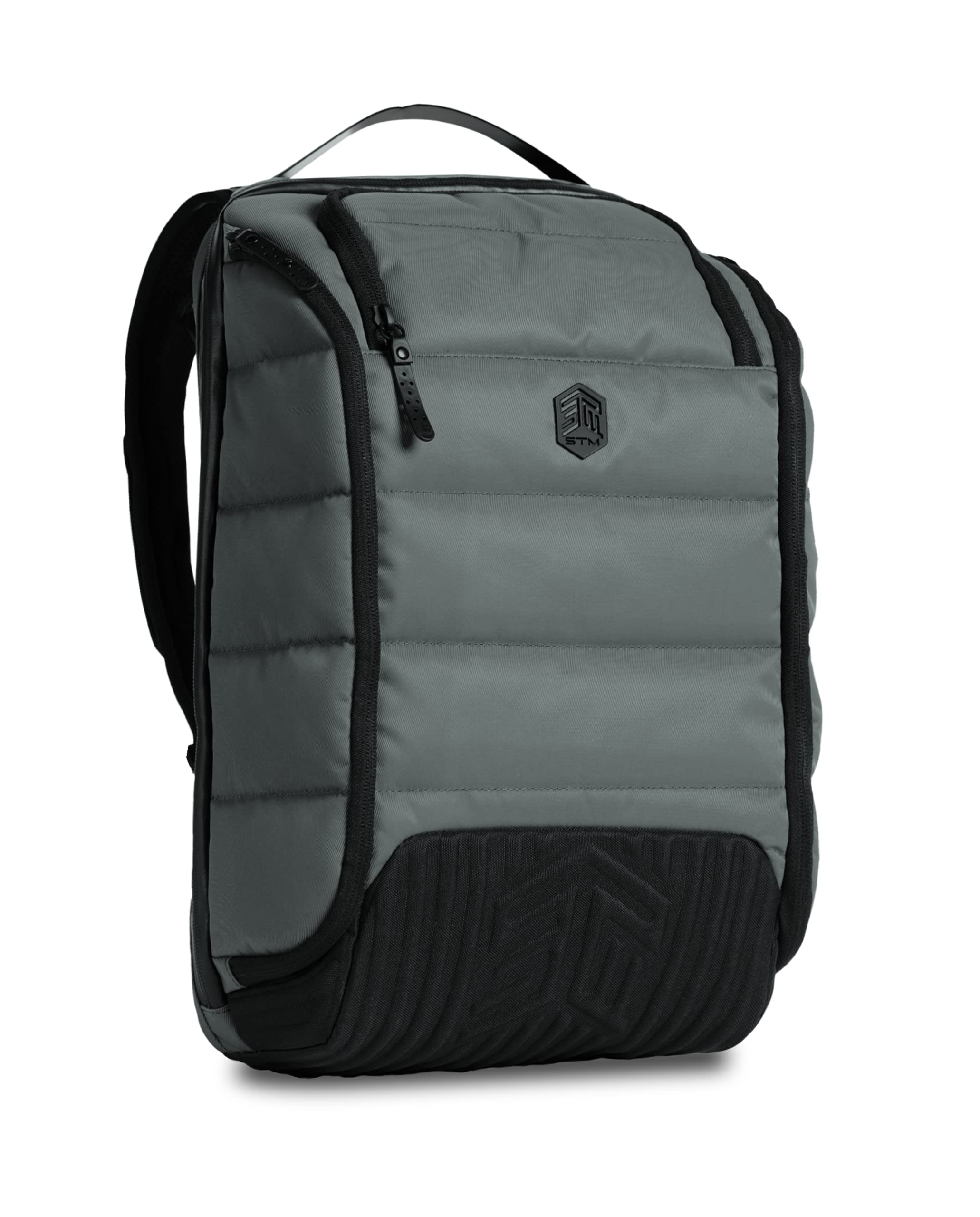 STM Dux 16L Backpack - Slim, Rugged, Comfortable, Innovative, Versatile, 360 Degree Protective Backpack for Men & Women, Fits up to a 16" Laptop Plus a Tablet Sleeve - Grey