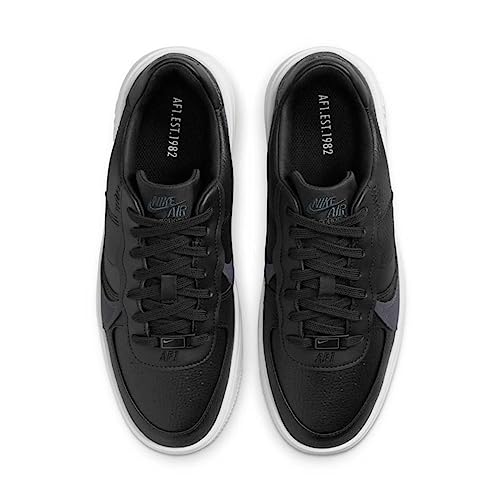 Nike Womens Air Force One Platform Sneakers, Black/Anthracite/White, 9.5