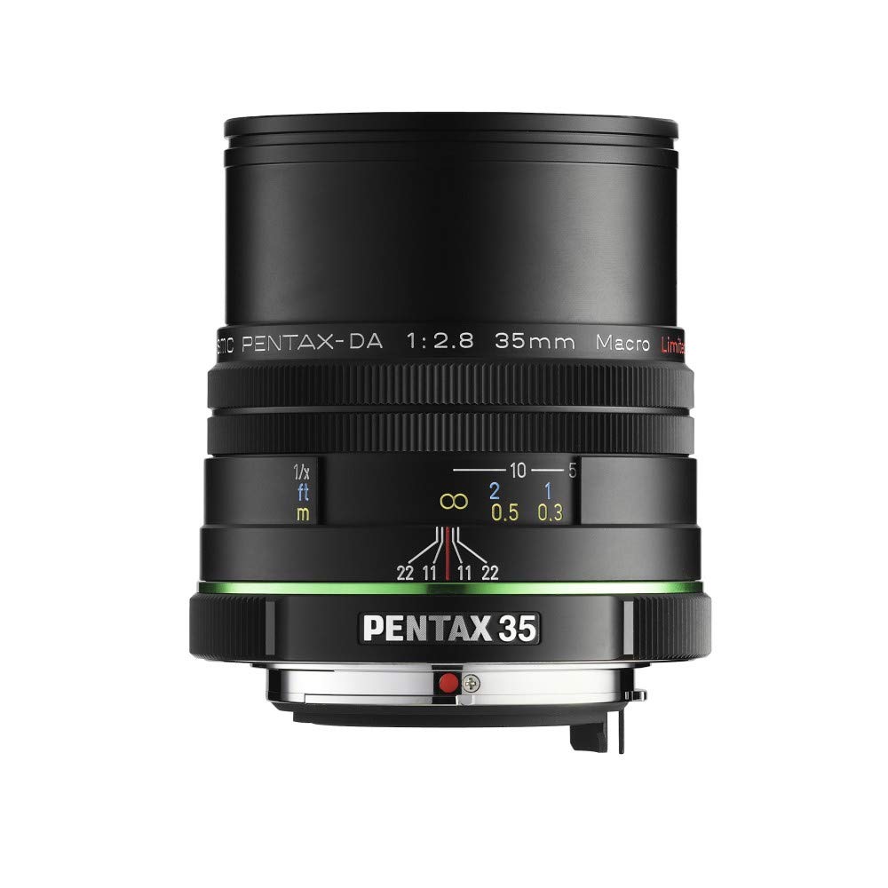 Pentax K-Mount HD DA 35mm f/2.8 Macro 35-35mm Fixed Lens for Pentax KAF Cameras (Limited Black)