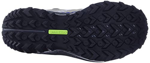 Saucony Women's Peregrine 11 Trail Running Shoe, Light Grey/Green, 7.5 M