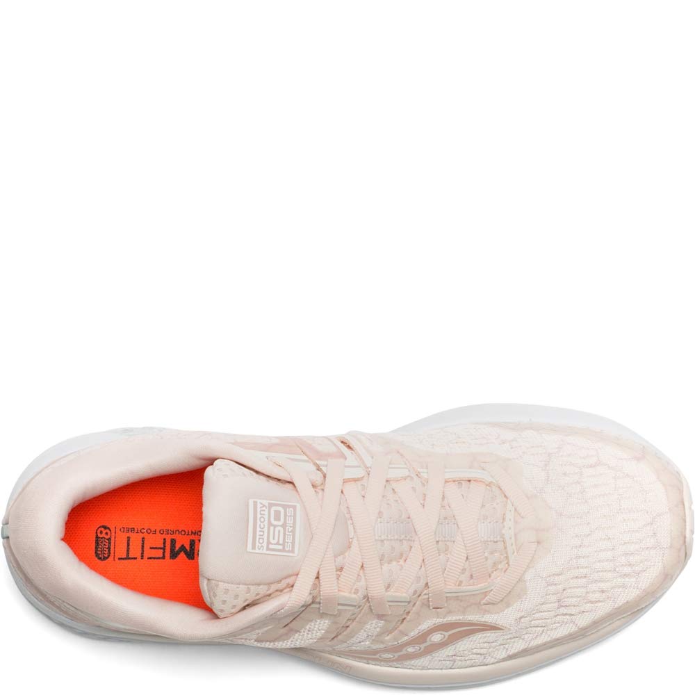 Saucony Women's Guide ISO 2 Running Shoe, Apricot Quakemustard, 5.5 M US