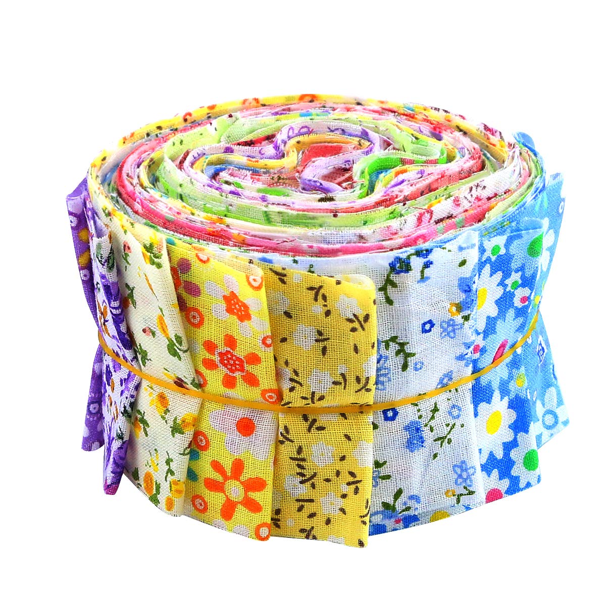 Pralb Miniatures Jelly Roll Collection 40 Precut 2.5-inch x 42 inch Quilting Fabric Strips