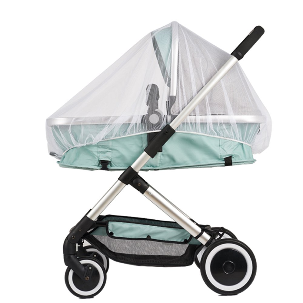 Pram Net, 2 Pack Universal Mosquito Fly Bug Insect Net Protection Cover for Pushchair Car seat Buggy carrycot Bed Stroller Bassinet Basket Jogger Travel cot