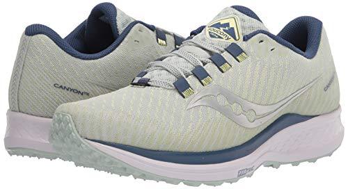 Saucony Women's Canyon TR Trail Running Shoe, Tide/Storm, 9.5