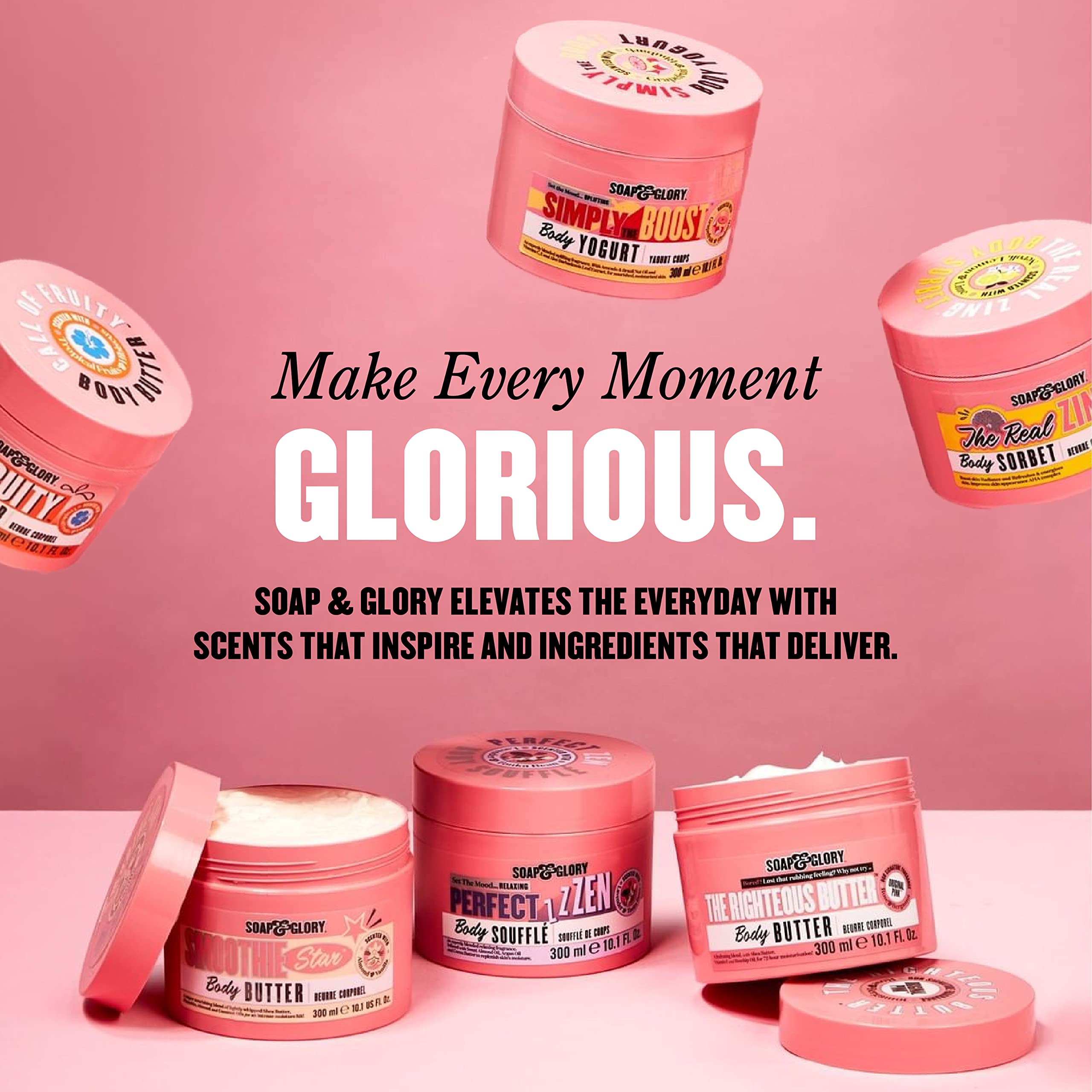 Soap & Glory Sexy Mother Pucker XXL Lip Gloss - Hydrating, Plumping Lip Gloss for Full, Volumized Lips - Lip Plumper Gloss + Chocolate Orange Scent with Vegan Formula in Clearvoyant (10ml)