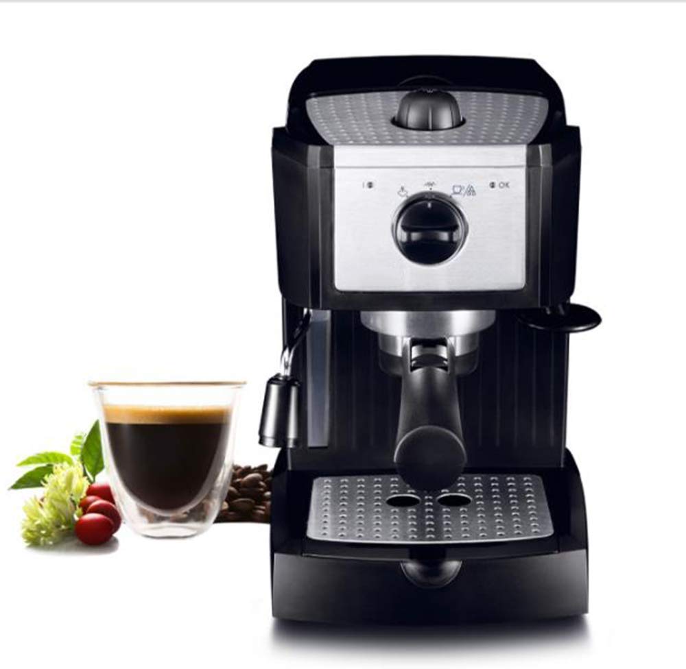 ROLTIN Coffee Machine Espresso Coffee Machine Maker 15 Bar, Capuccino, Frothing Milk Foam, 1100W, Capacity 1L Removable Drip Tray Steam Nozzle Compatible with Preparing Drinks