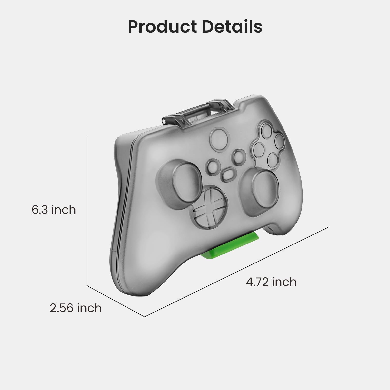 tomtoc Protective Case for Xbox Series X/S Controller, Hard Shell Joystick Protector for Microsoft Xbox Core Wireless Controller Remote, Dust-Resistant, Anti-Scratch, Shock-Proof Protection Cover