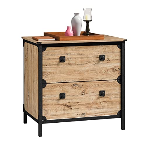 Sauder Steel River Lateral File, L: 30.08" x W: 20.75" x H: 29.53", Milled Mesquite Finish