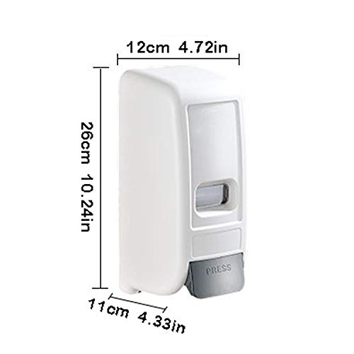 Soap Dispenser Hotel Foam Wall-Mounted Manual Soap Dispenser, Good Use Effect, Hand Box is Suitable for Hotels, Schools Bathroom Soap Dispenser