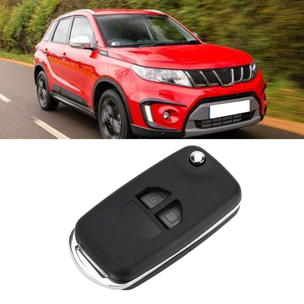 Suzuki Swift Key Cover,Key Fob Case,Car Remote Key Shell 2 Button Car Remote Key Fob Shell Case Replacement Car Remote Key Shell Protective Case for Suzuki Swift Grand Vitara Alto