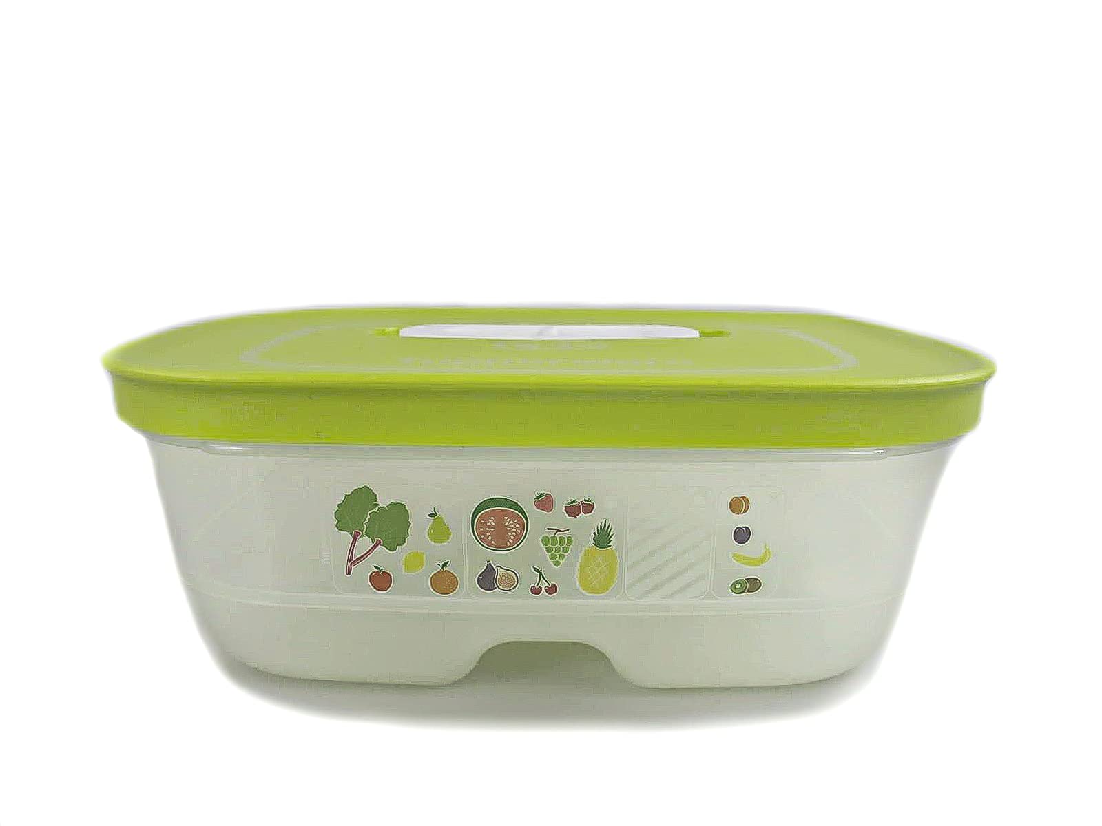 Tupperware Klimaoase Primaklima Fridgesmart Plus - Food Storage Container - Fridge-Safe - 800 Ml - Green
