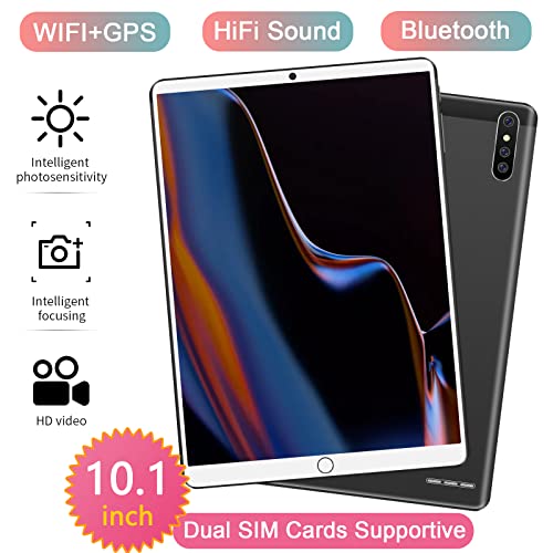 S12 10.1 inch Android Tablet PC, 3G Phone/WiFi Tablet for Study, Game and Video Playing, Internet Browsing, Dual SIM Cards and Dual Standby Supportive, 4Core/Bluetooth/GPS/FM, IPS HD Display_Gray