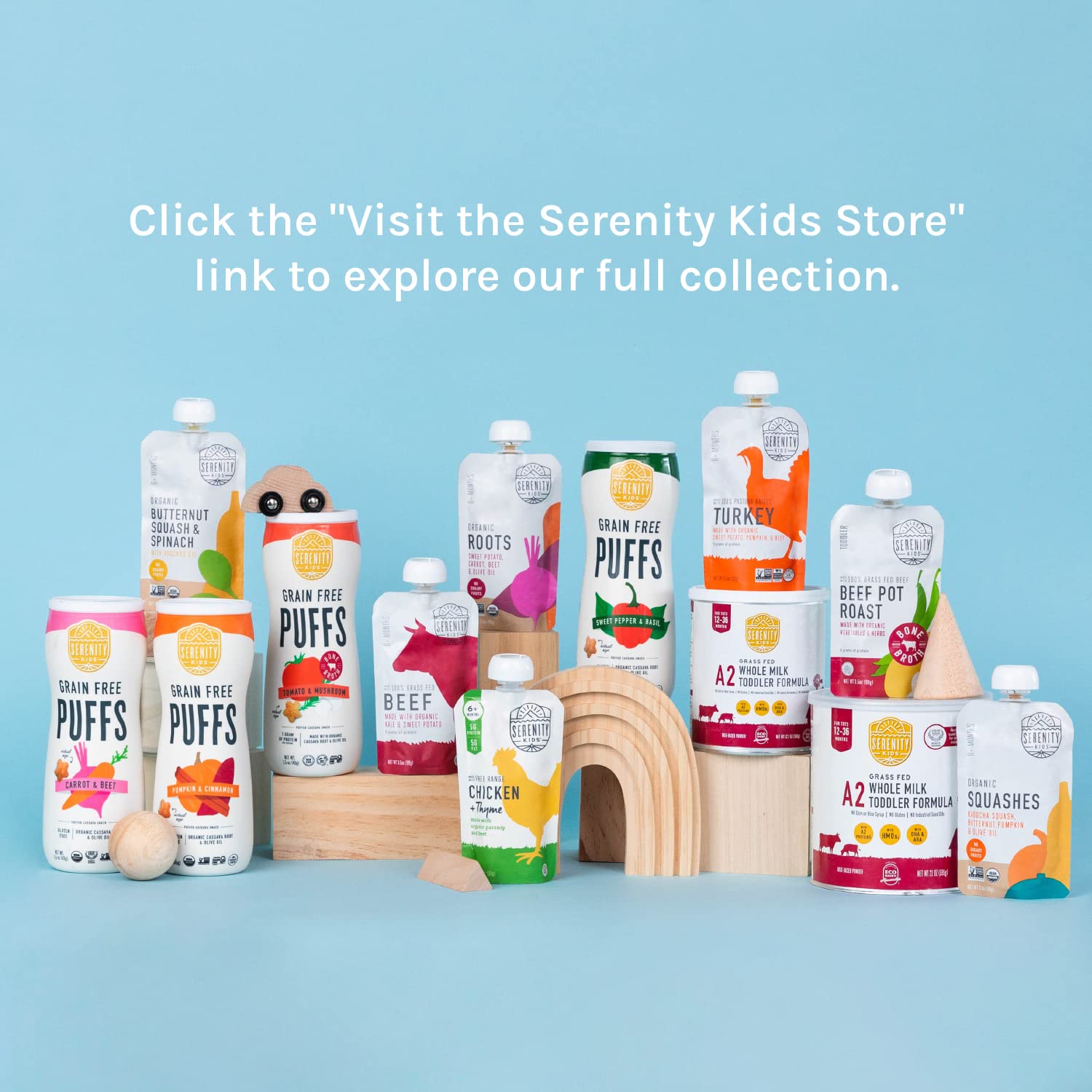 Serenity Kids Baby Got Beef Bundle | 6 Each of Grass Fed Beef, Beef & Ginger and Beef Pot Roast Pouches (18 Count)