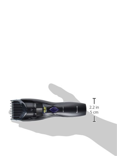 Panasonic Wet and Dry Cordless Electric Beard and Hair Trimmer for Men, Black, 6.6 Ounce