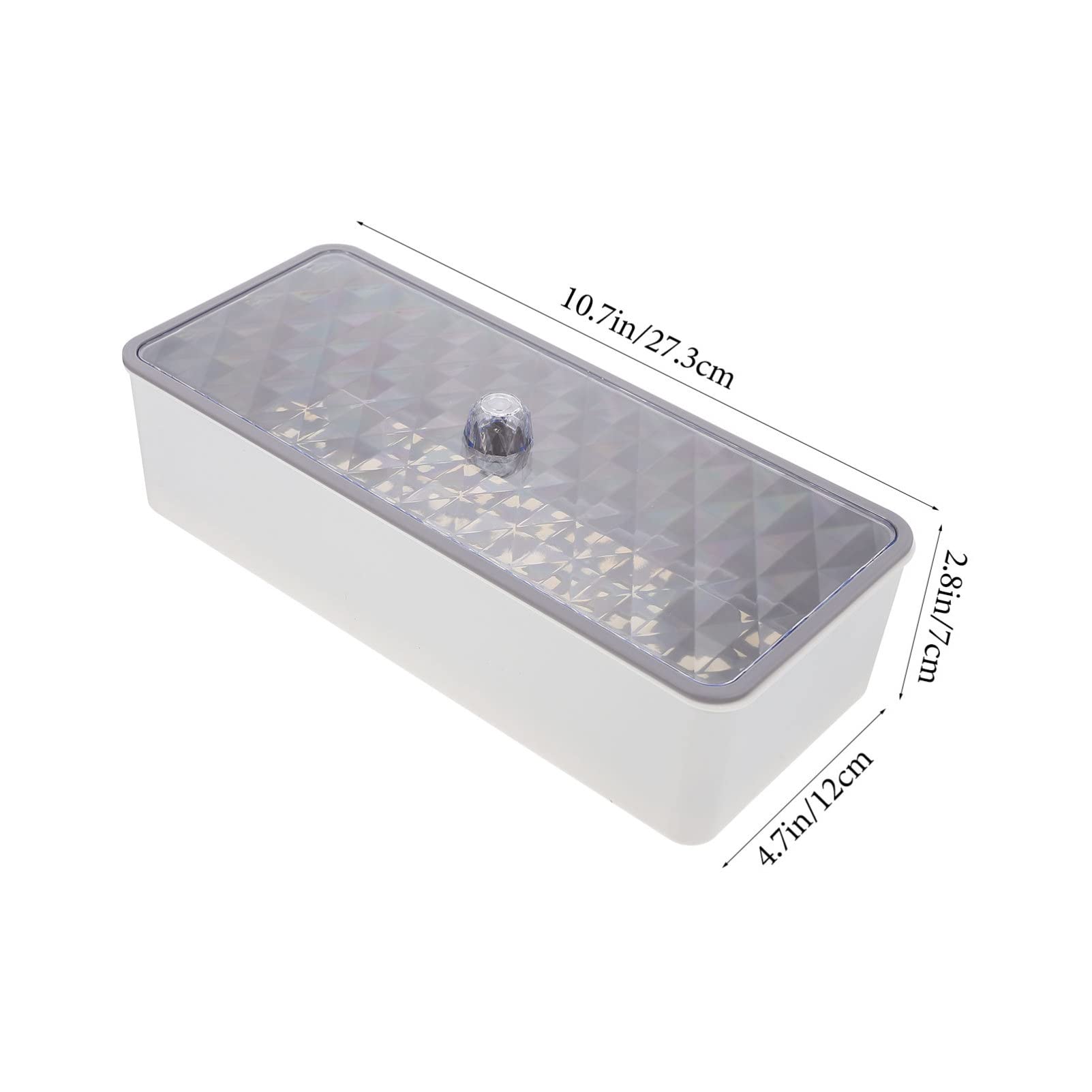 Zerodeko Chopsticks Case with Lid Chopsticks Container Cutlery Case Cutlery Holder Box Kitchen Utensils Gadgets Storage Organizers White