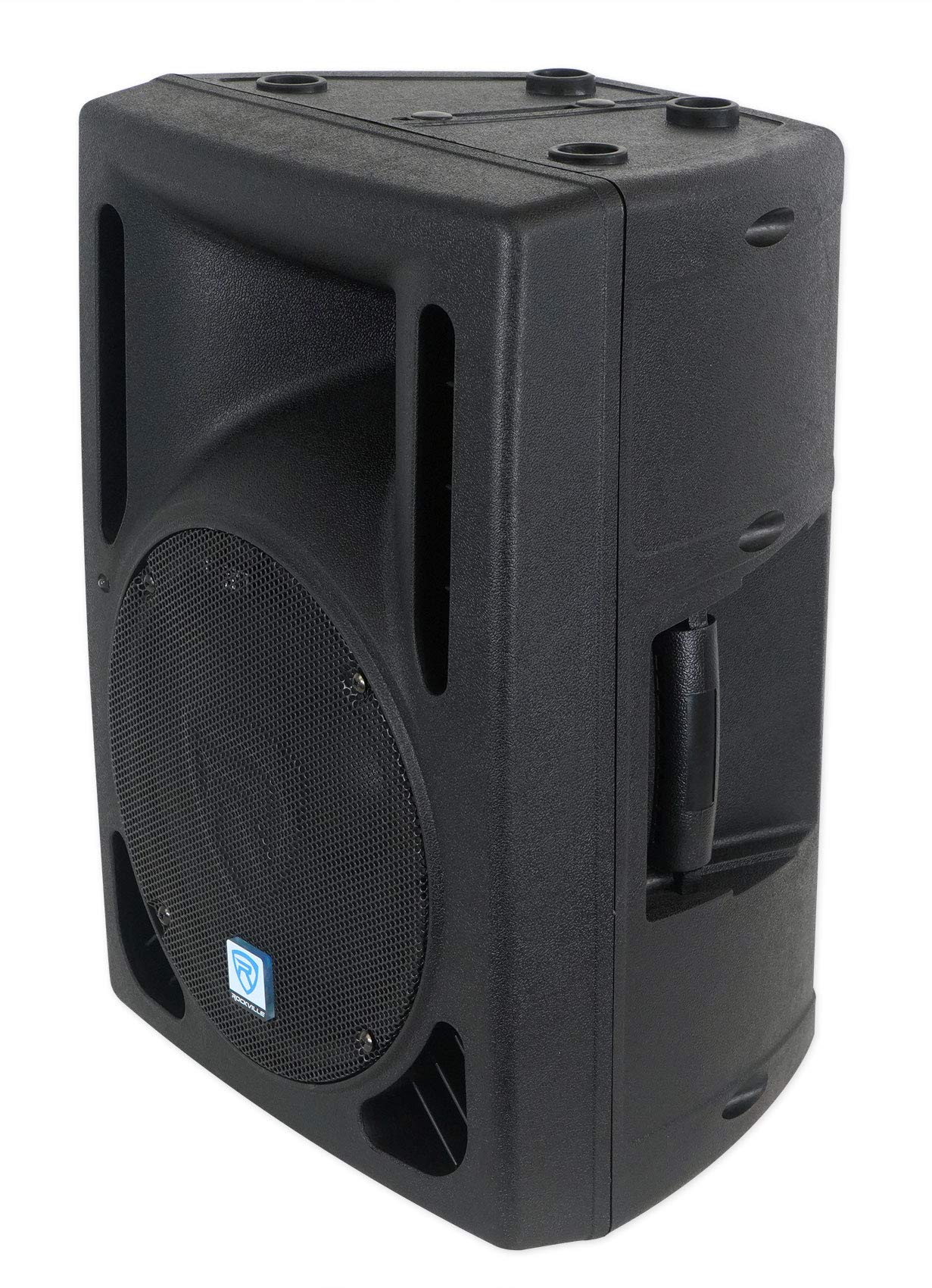 Rockville RPG10BT V2 10" Powered 600W DJ PA Speaker Bluetooth/Wireless/Remote/EQ, 10β, Black