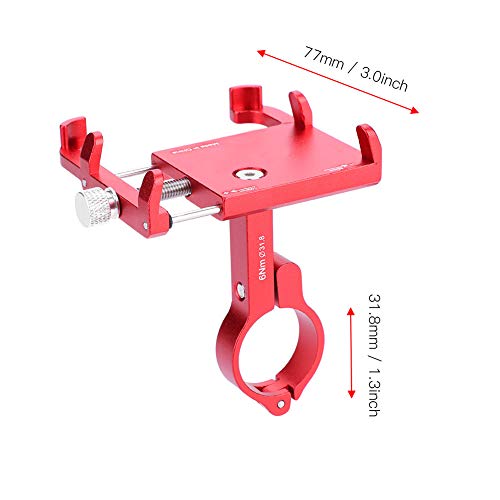 Ruiqas Bicycle & Motorcycle Cell Phone Mount, Phone Holder Mount for Bike Handlebar Cycling Accessory Suitable for 22.2-31.8mm Handlebar