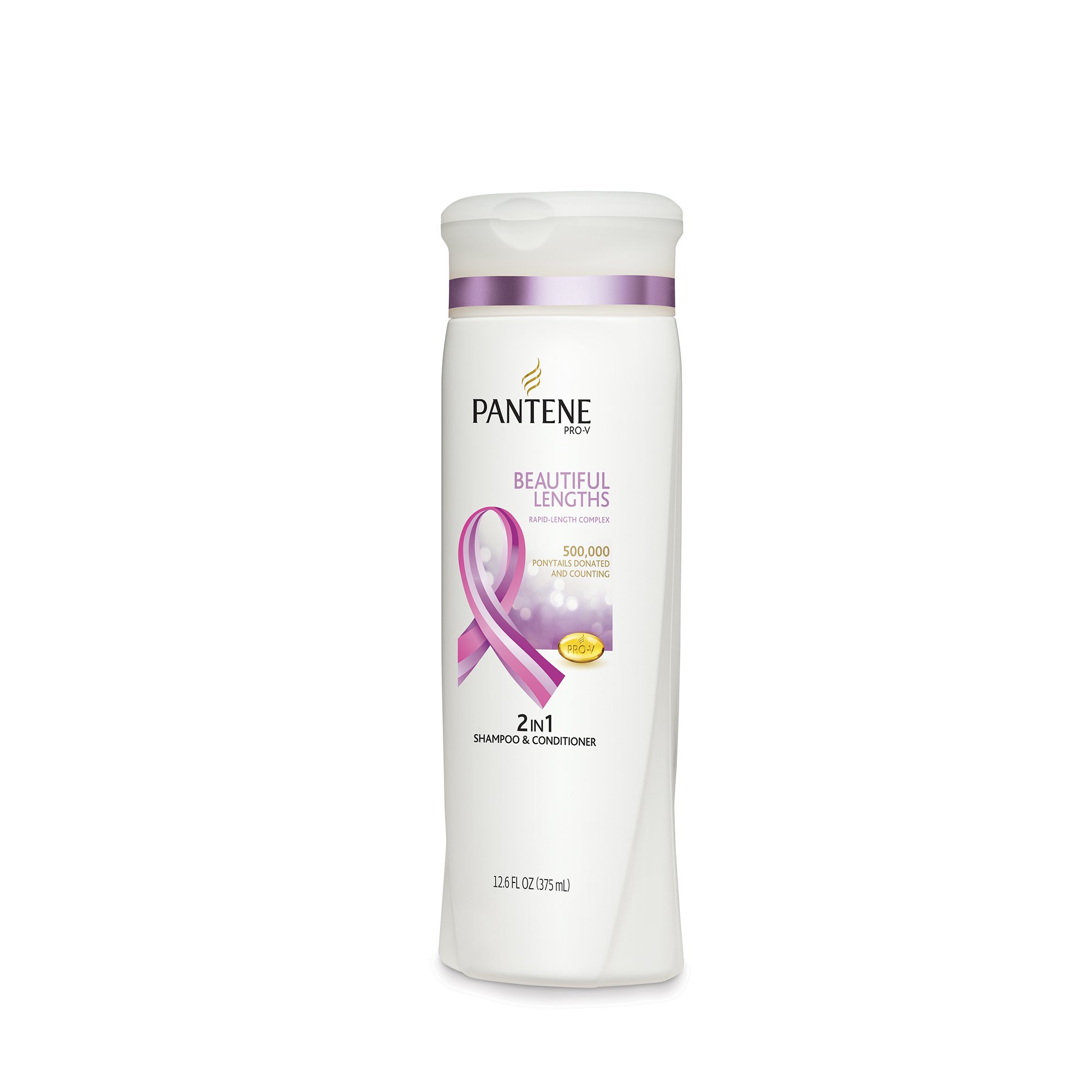 Pantene Pro-V Beautiful Lengths Strengthening 2-In-1 Shampoo & Conditioner 12.6 Fl Oz (packaging may vary)