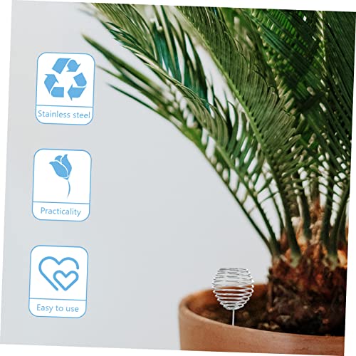 Yardwe 10pcs Tiny Pots Bonsai Fertilizers Succulent Steel Baskets Mesh Stainless Plant Holder Tool Gardening Fertilization Cups Accessories Potted for Nursery Orchid Manure Flowers